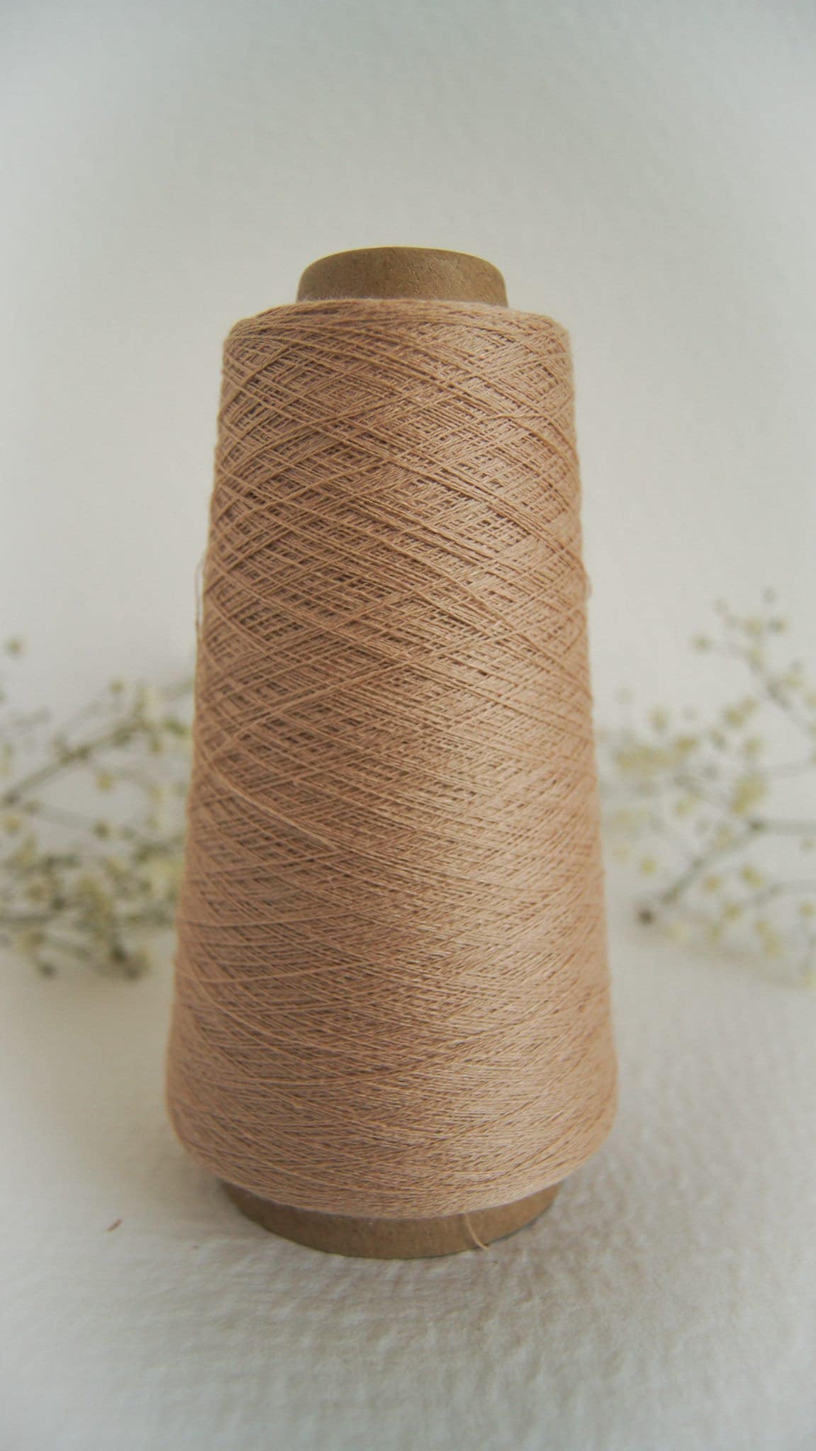 Linen and Organic Cotton Yarn on Cone | for Knitting Machine and ...