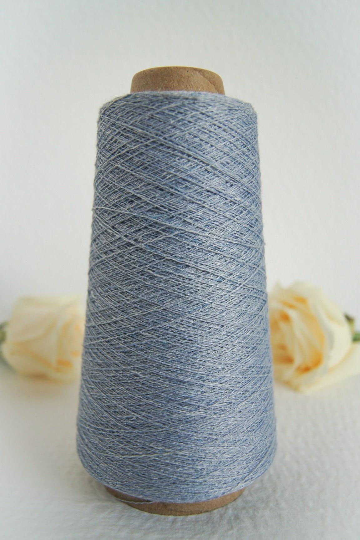 Linen and Merino Yarn on Cone | Yarn for Machine Knitting and Weaving ...