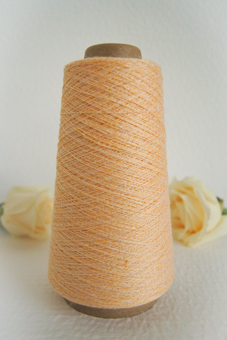 Linen and Merino Yarn on Cone | Yarn for Machine Knitting and Weaving ...
