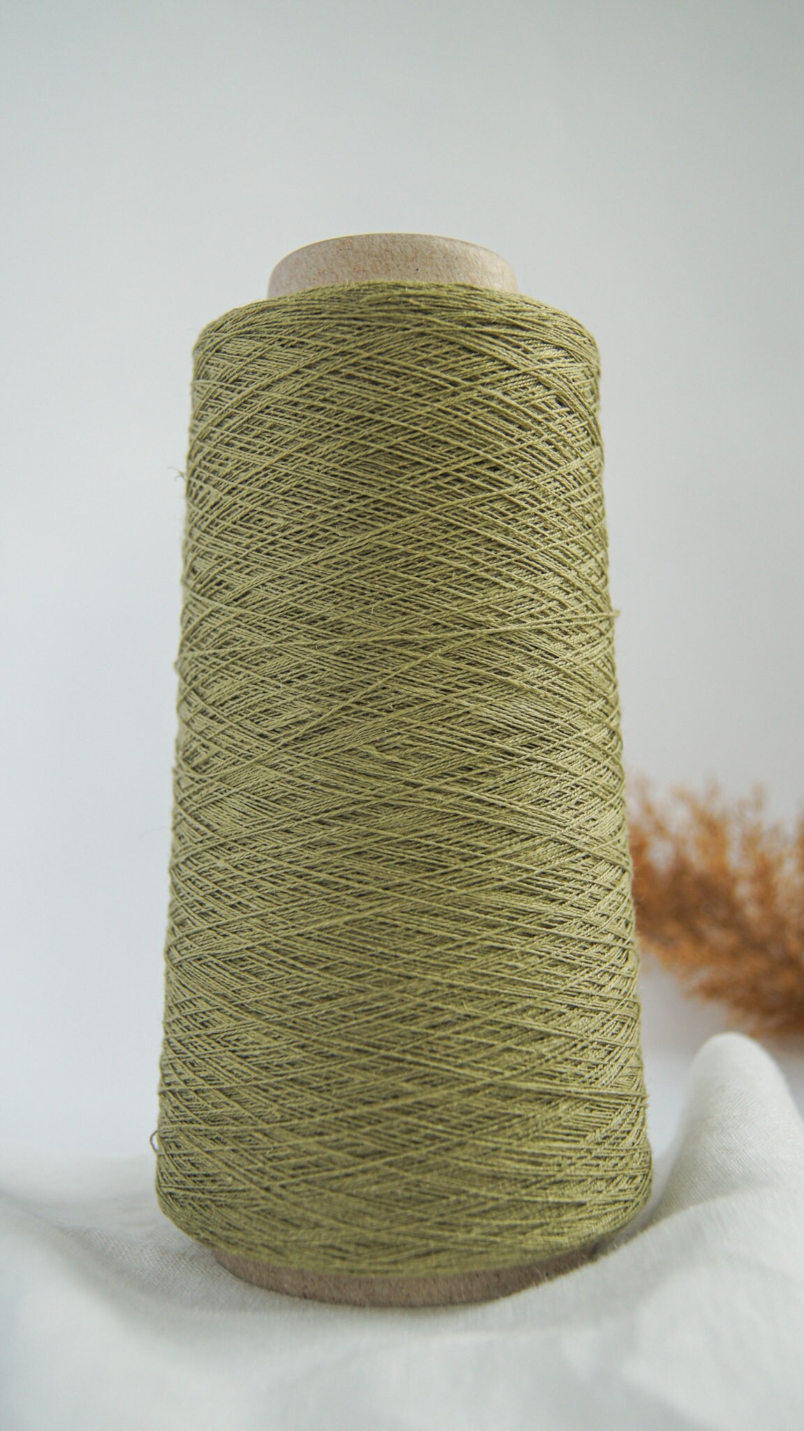2 Ply 100% Linen Yarn on Cone, for Knitting Machine & Weaving - Etsy