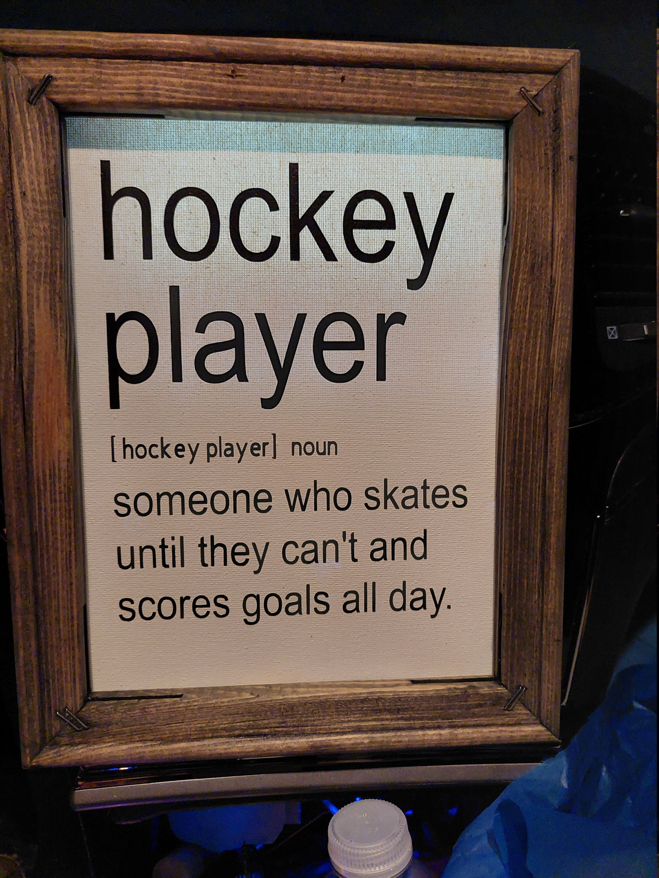 Funny Hockey Signs