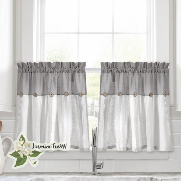 Color Block Curtains - Etsy