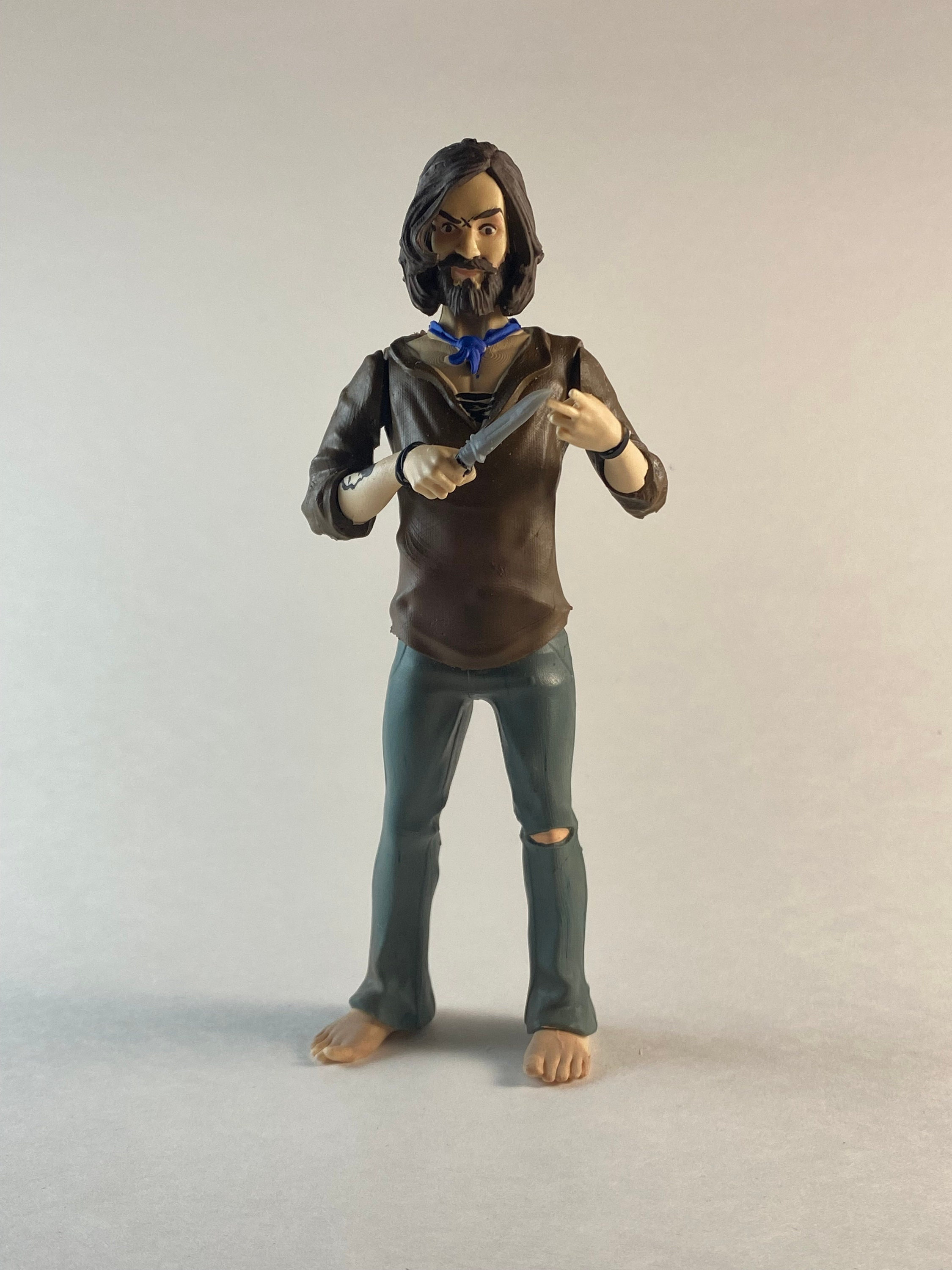 Charles Manson Acion Figure 7 Inch Spectrestudios - Etsy