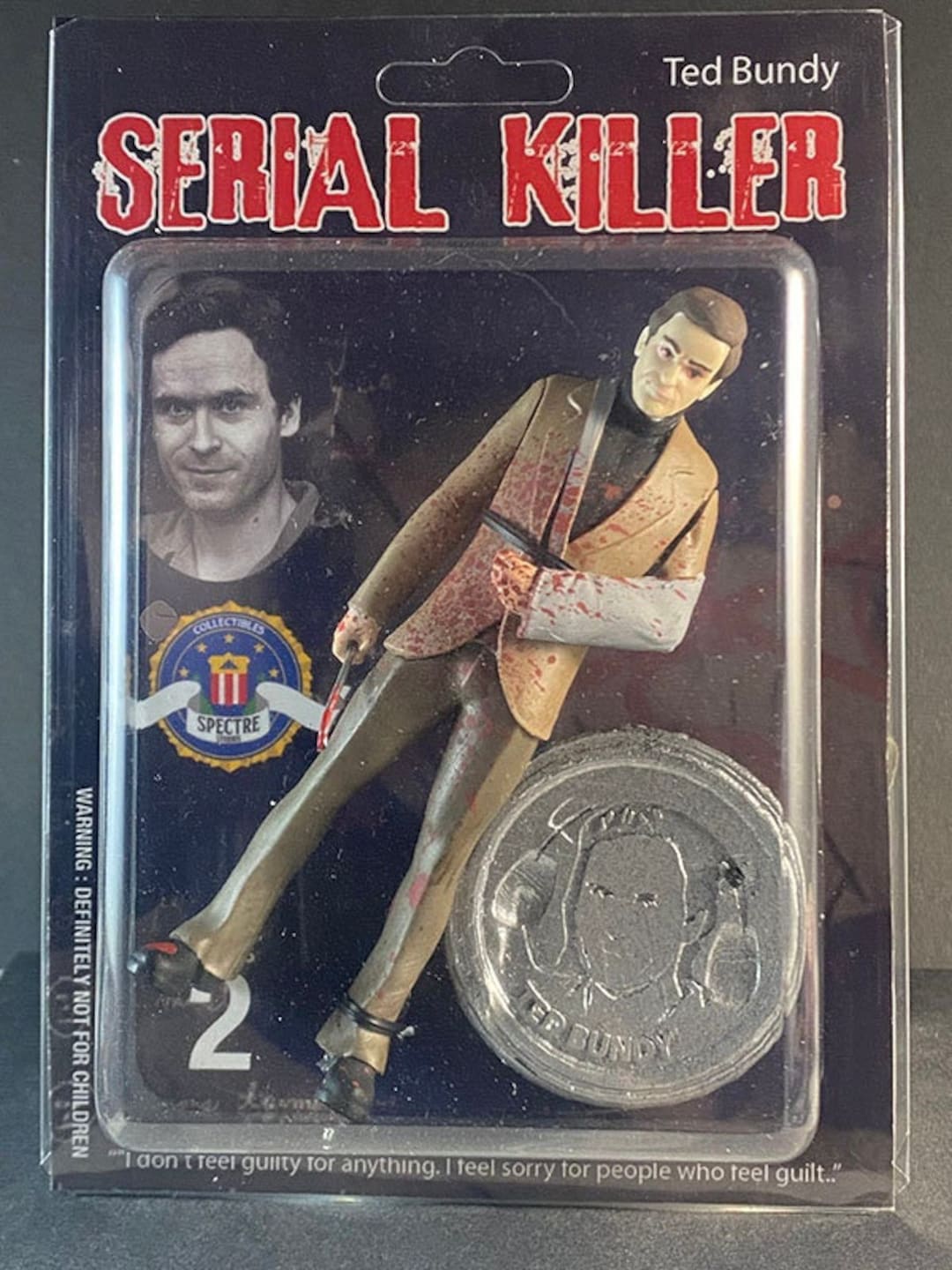 Ted Bundy Action Figure Spectrestudios Serial Killer - Etsy