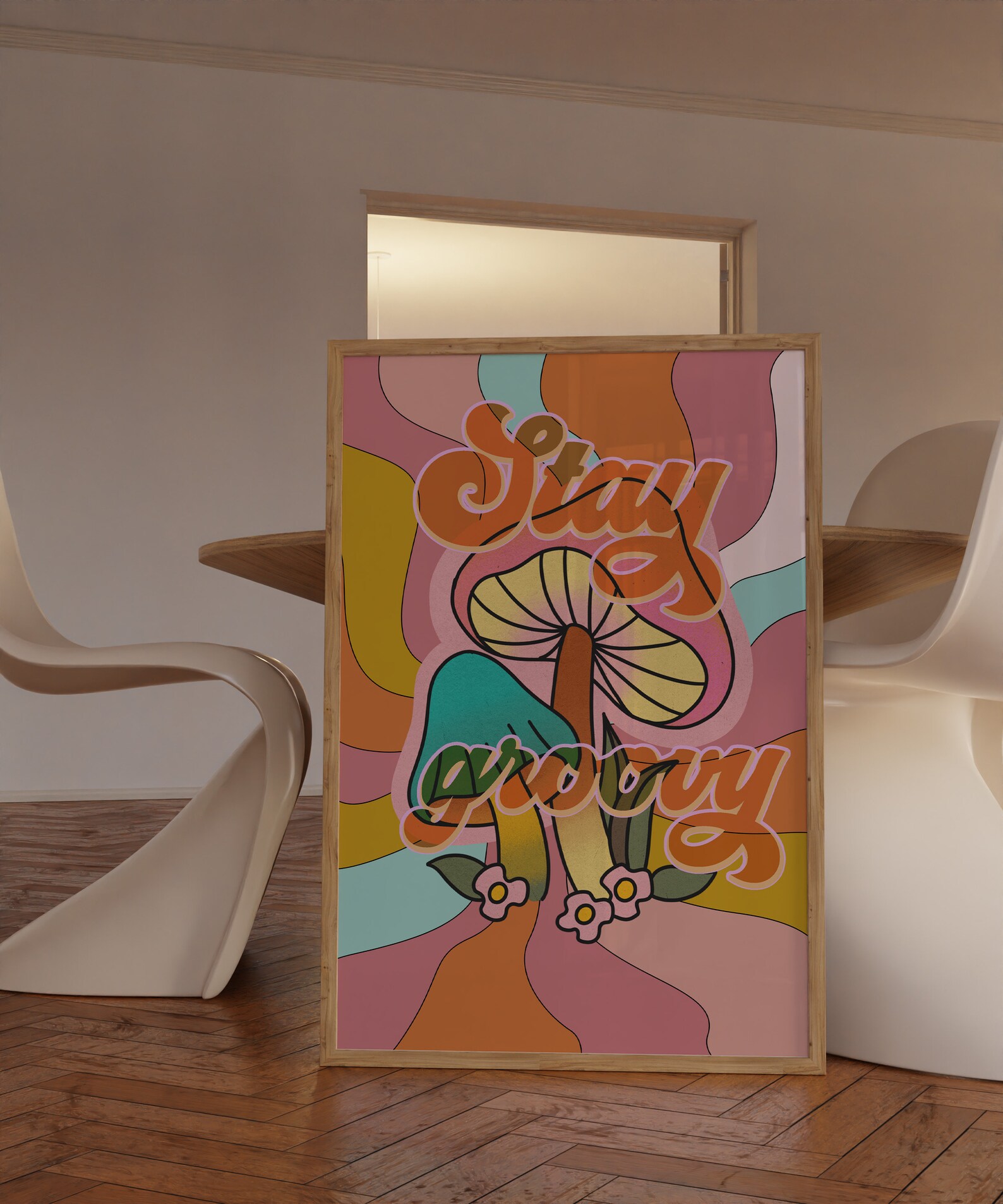 70s Wall Decor Groovy Print 70s Retro Home Decor Stay Groovy - Etsy UK