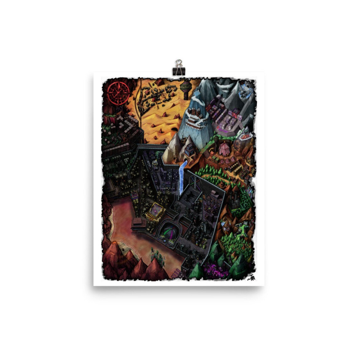Reborn Region Map (glossy) - Etsy
