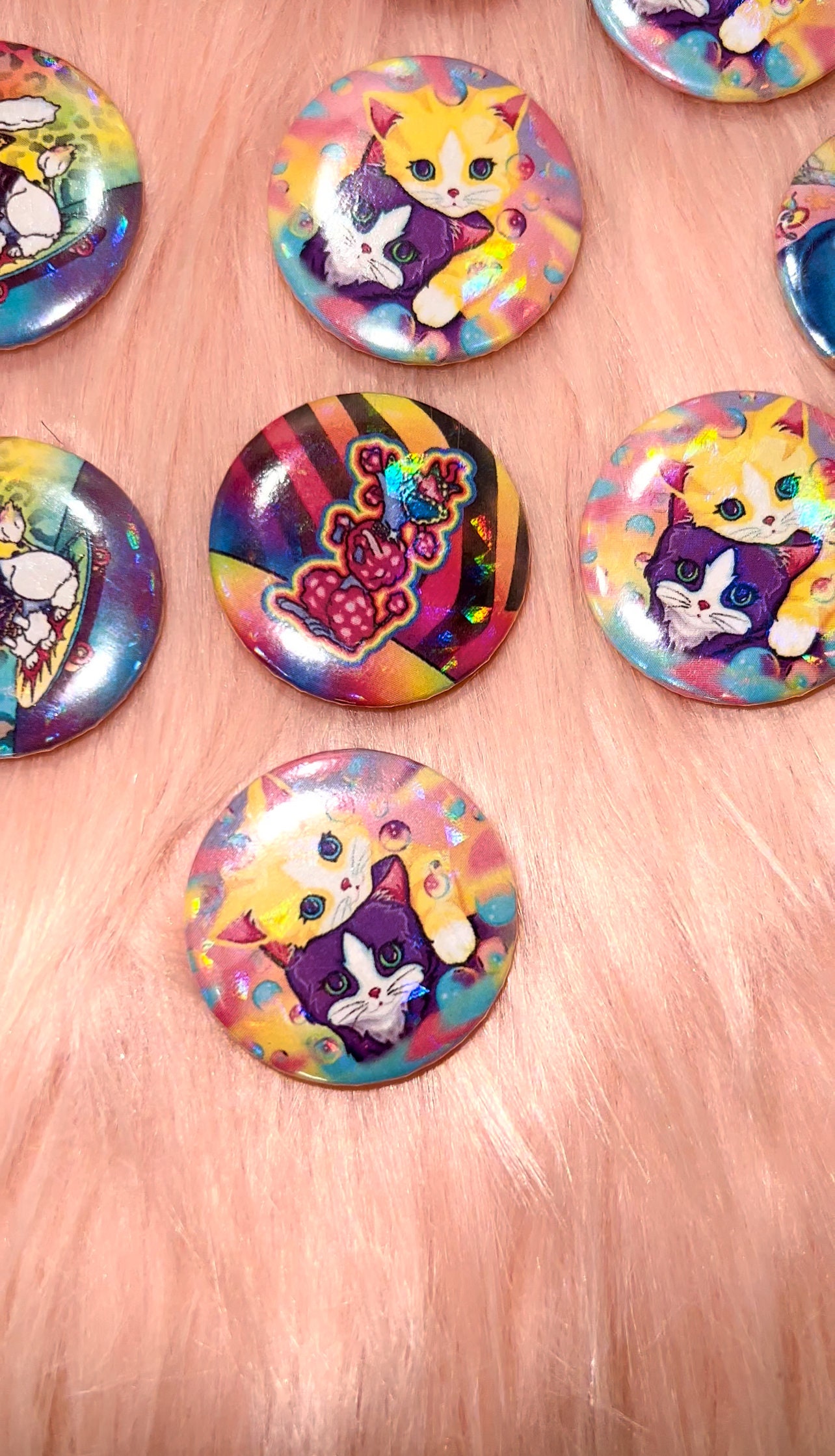 1.25 Inch Buttons (lisa Frank, Anime, Rick & Morty, Custom Any Theme ...