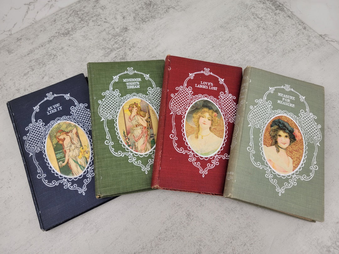 Vintage Shakespeare Book Set | Antique Classic Book Set of William ...