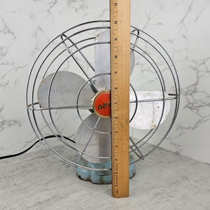 Vintage Zero Electric Fan | Midcentury Mcgraw Edison Company Light Blue ...