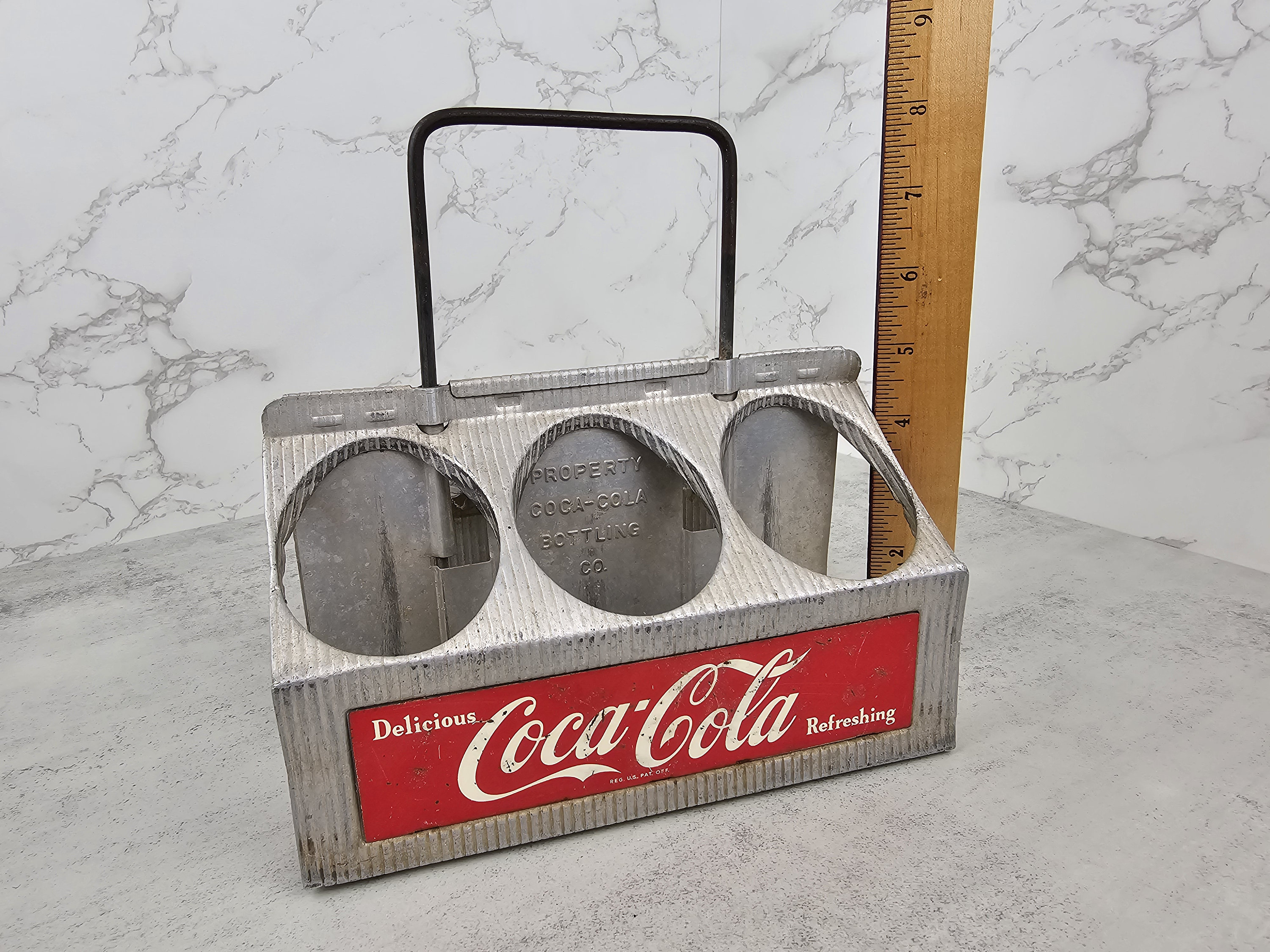 Vintage Coca Cola Aluminum Six Pack Carrier | Vintage Coke Carry Case ...