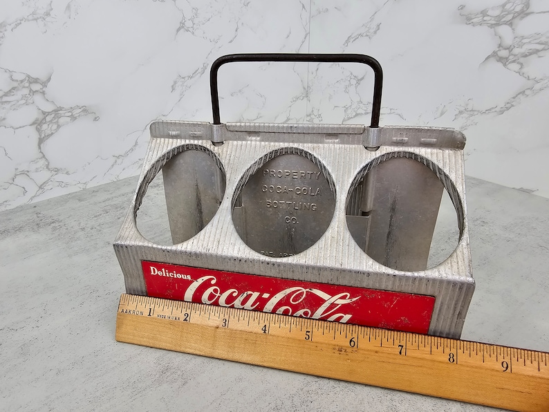 Vintage Coca Cola Aluminum Six Pack Carrier | Vintage Coke Carry Case ...