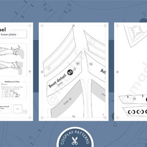 PATTERNS & TUTORIALS : Isobel/moon Cleric Boot Covers - Etsy