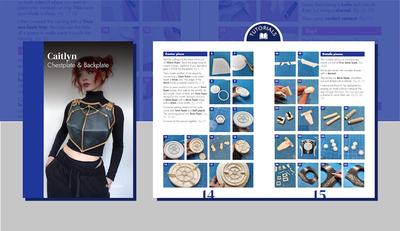 PATTERNS & TUTORIALS - Caitlyn Inspired Outfit + Armor - Etsy