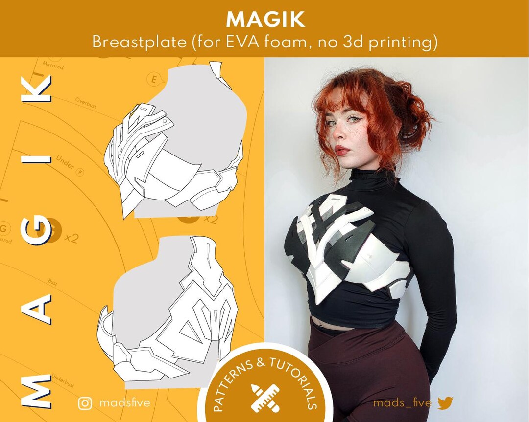 PATTERNS & TUTORIALS - Magik's Breastplate - Etsy