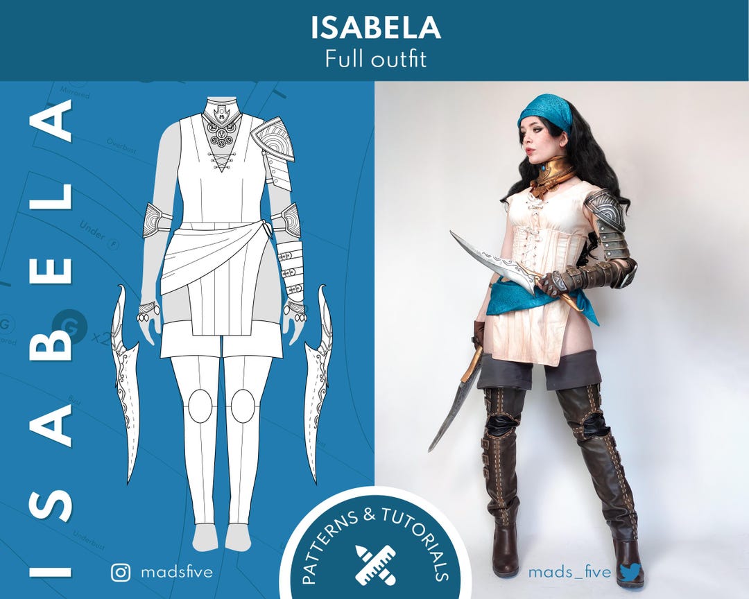 PATTERNS & TUTORIALS - Isabela Inspired Outfit - Etsy