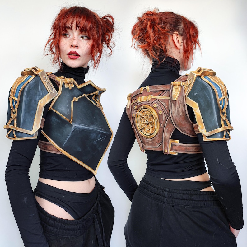 PATTERNS & TUTORIALS - Caitlyn Inspired Armor - Etsy