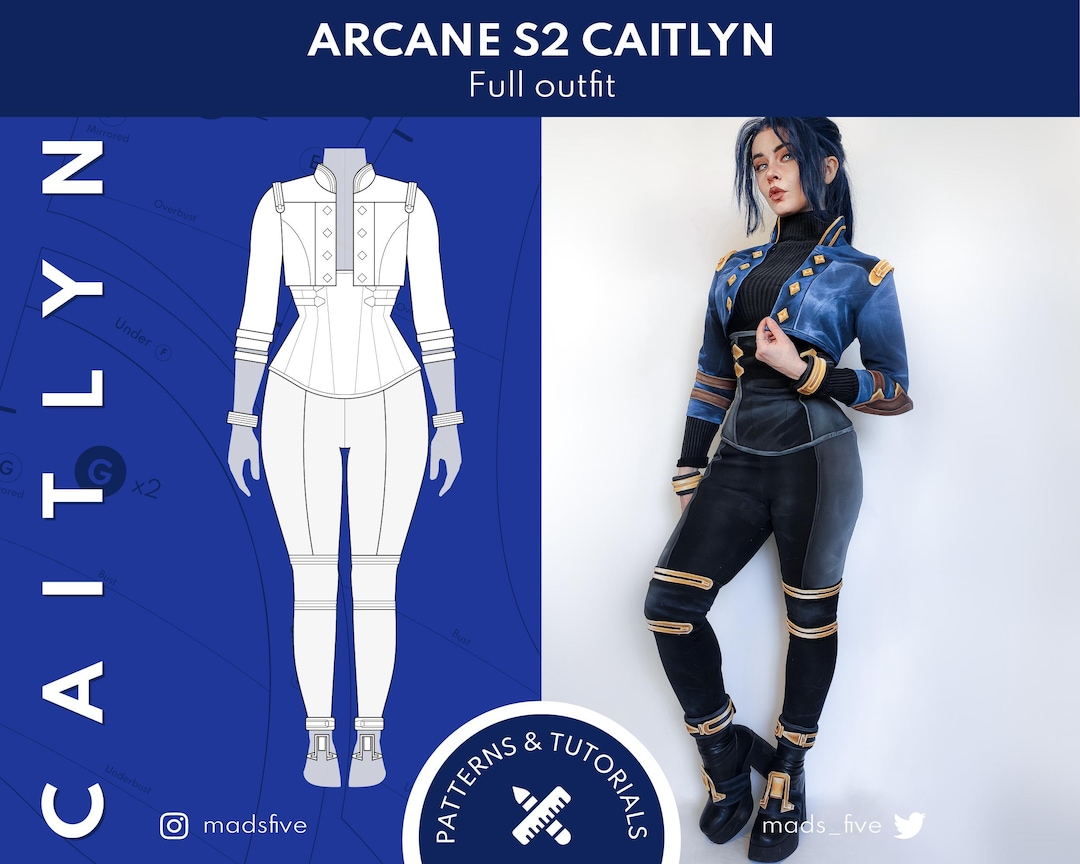 PATTERNS & TUTORIALS - Caitlyn Inspired Outfit - Etsy
