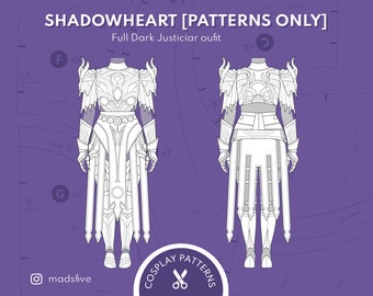 PATTERNS & TUTORIALS Dark Justiciar Shadowheart Full Outfit - Etsy