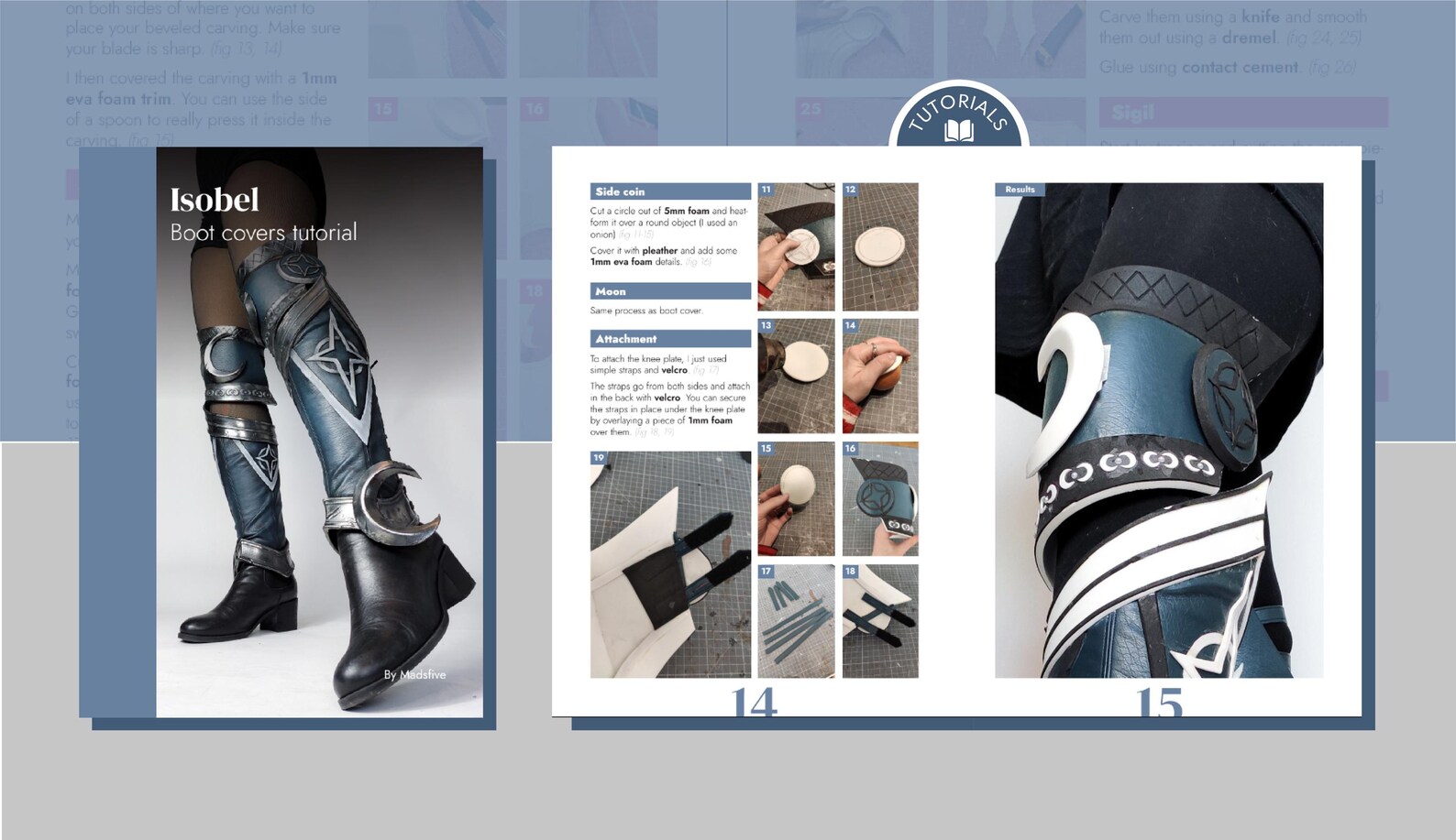 PATTERNS & TUTORIALS : Isobel/moon Cleric Boot Covers - Etsy