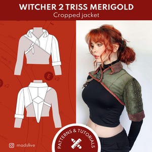PATTERNS & TUTORIALS - Witcher 2 Triss Merigold's Jacket - Etsy