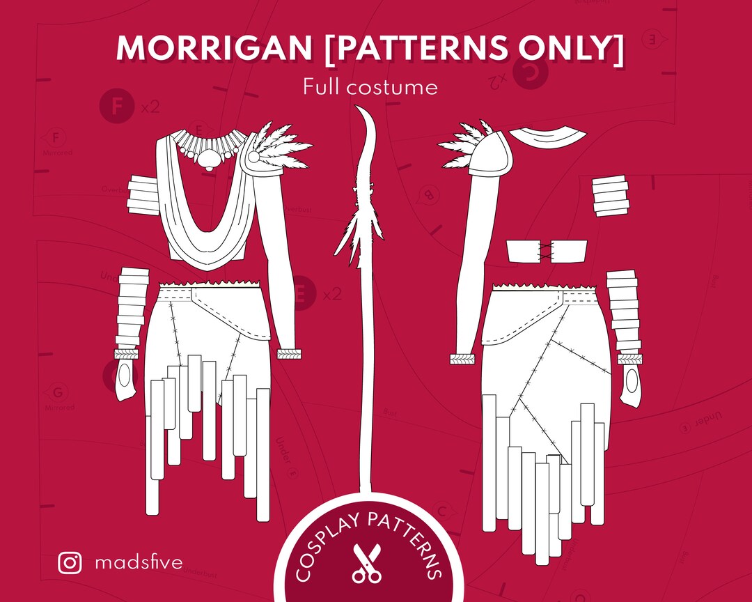 PATTERNS ONLY - Morrigan - Etsy