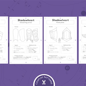 PATTERNS & TUTORIALS - Dark Justiciar Shadowheart / Night Cleric Leg ...