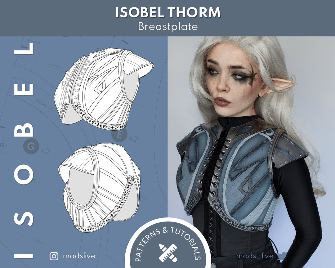 PATTERNS & TUTORIALS - Isobel Thorm Breatsplate - Etsy