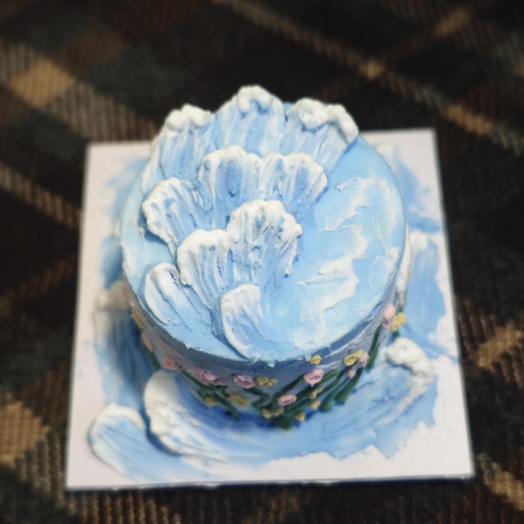Personalised Aster Cake | Small Cakes | Handmade Cakes | Mini Cakes ...