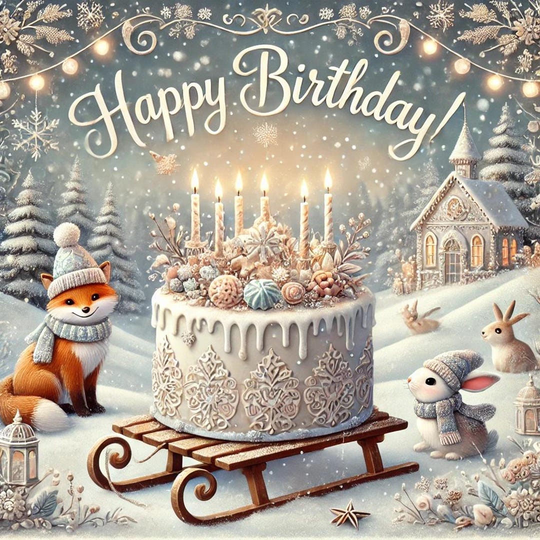 Winter Birthday! - Etsy