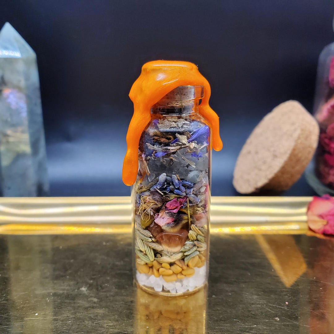 Creativity Boost & Mental Support Spell Jar or Intention Jar, for Focus ...