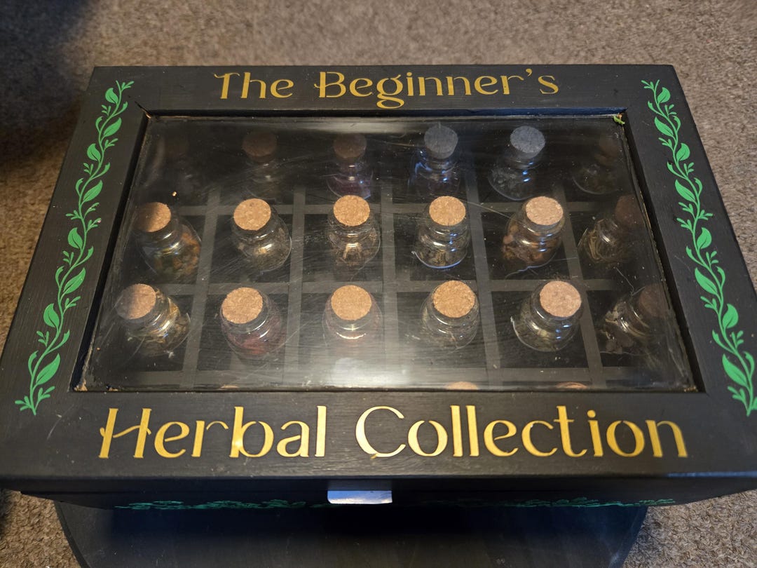 The Beginner's Herbal Collection Apothecary, Dried Herb Set, Apothecary ...
