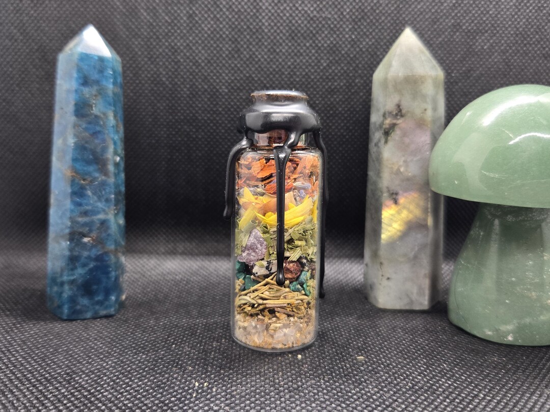 Spirit Protection Magick Spell Jar, Intention Manifestation Jar, Custom ...