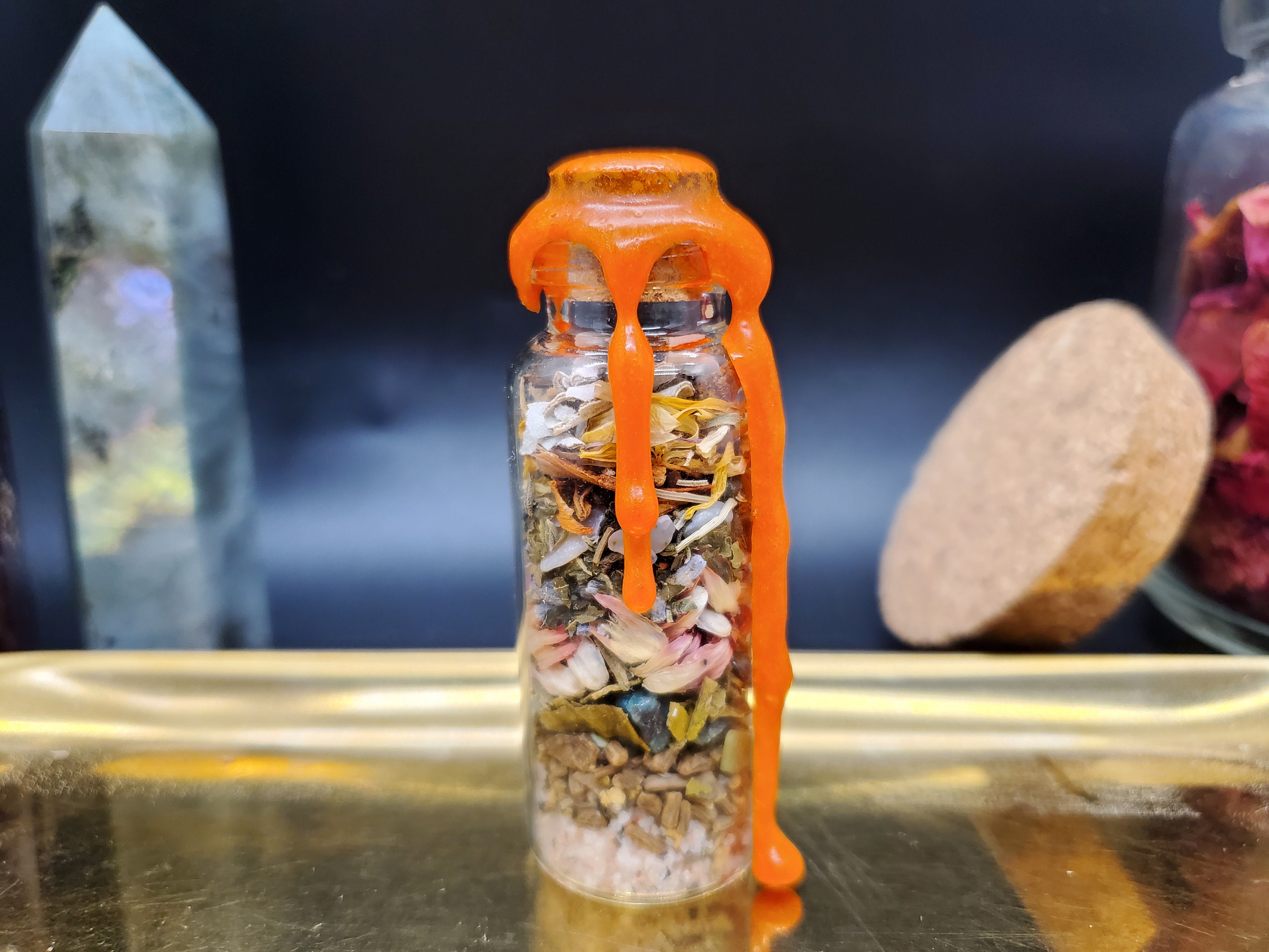 Trauma & Emotional Healing Support Spell Jar, Intention Manifest Jar ...