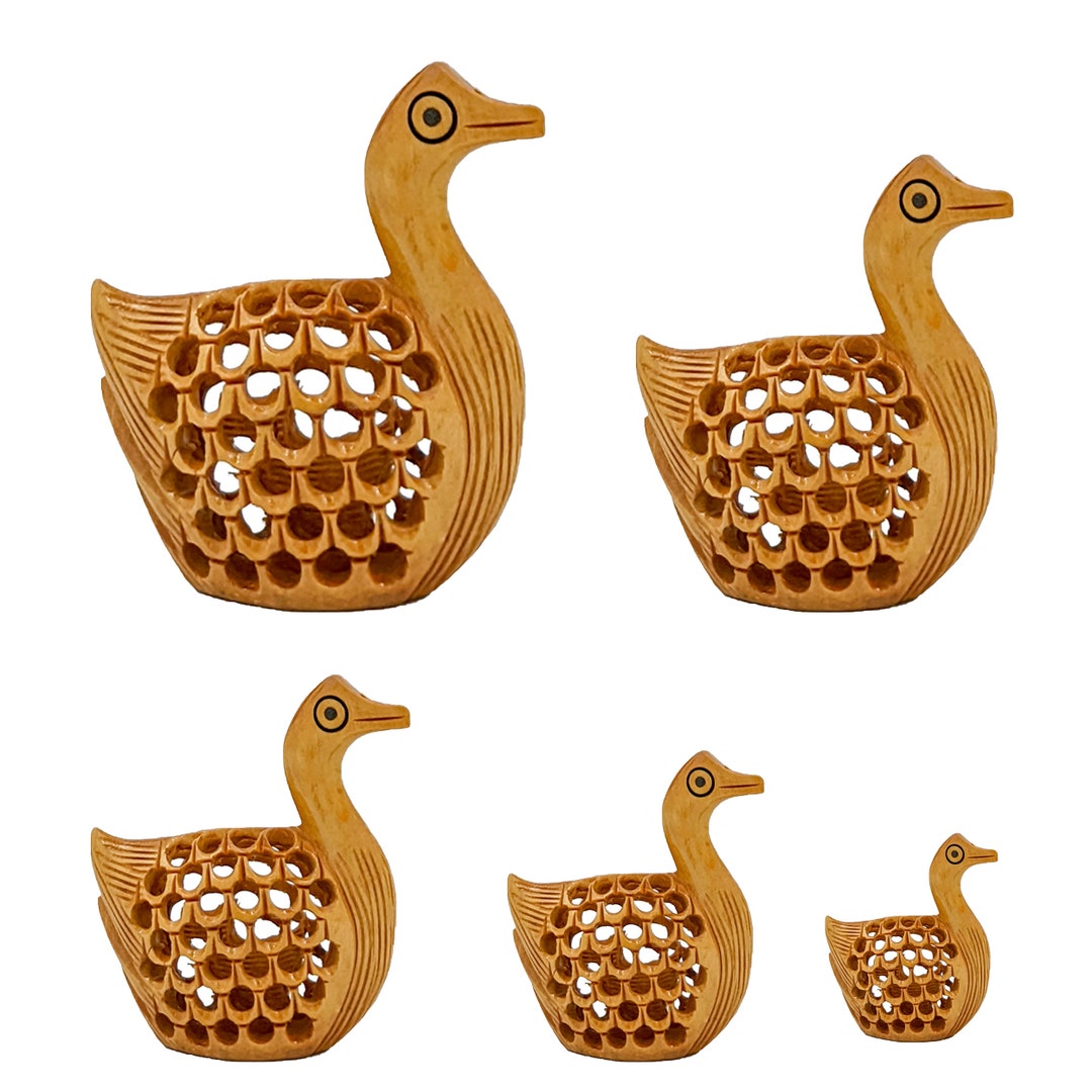 Keeraft Handicraft Duck and Cat Family Handmade Wooden Home - Etsy