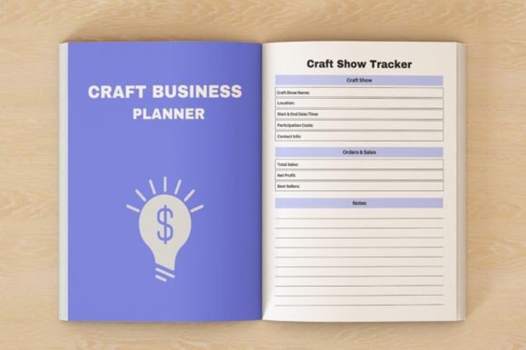 Craft Small Business Planner Crafting Business Crafter Side Hustle ...
