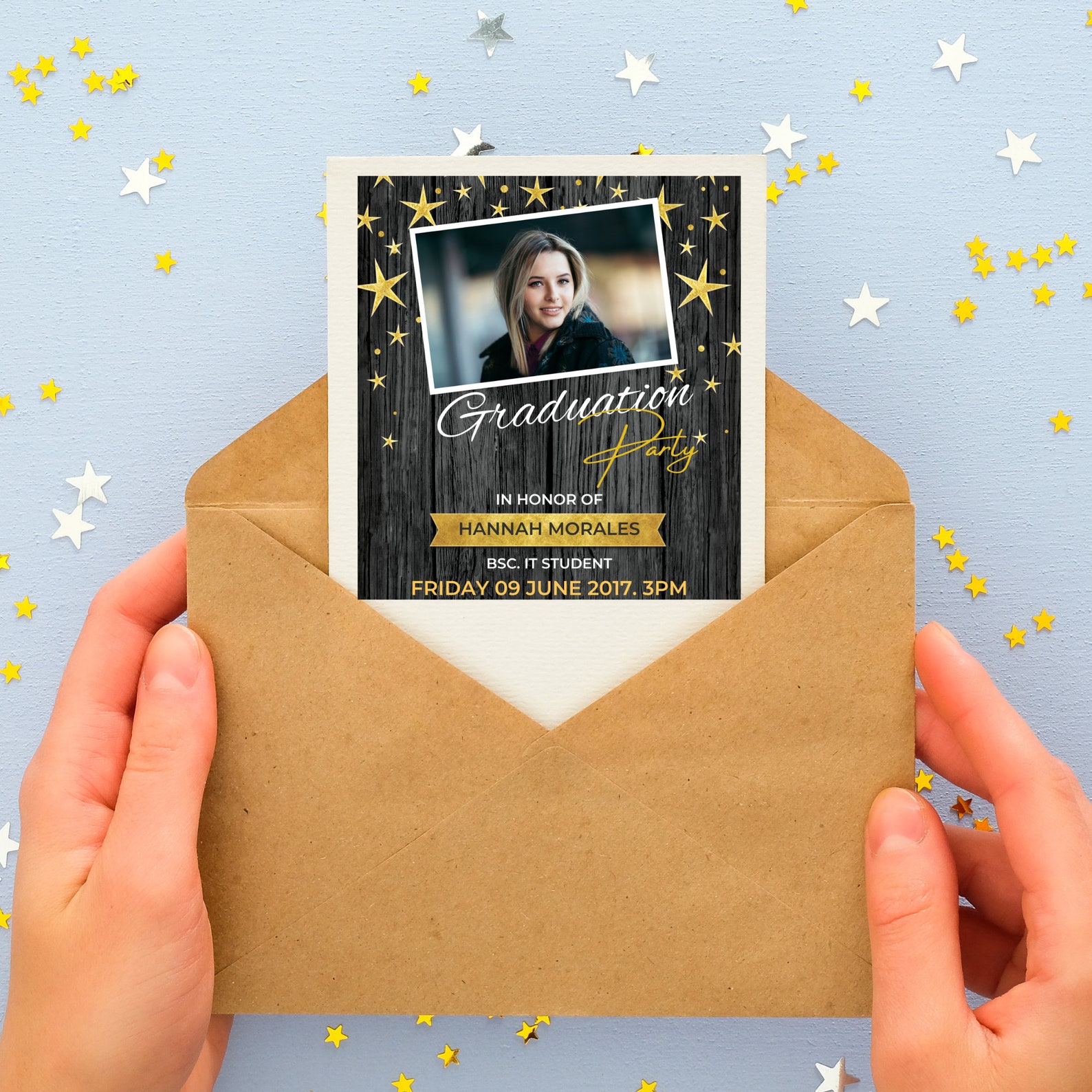 Graduation Party Invitation Template, Printable Graduation Party ...