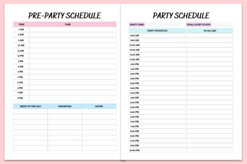 Ultimate Party Planner Complete Digital Party Planner - Etsy