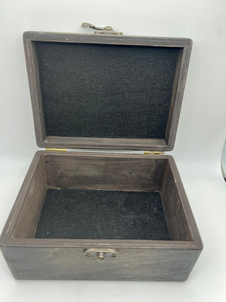 Vintage Style Wooden Keepsake Box - Etsy