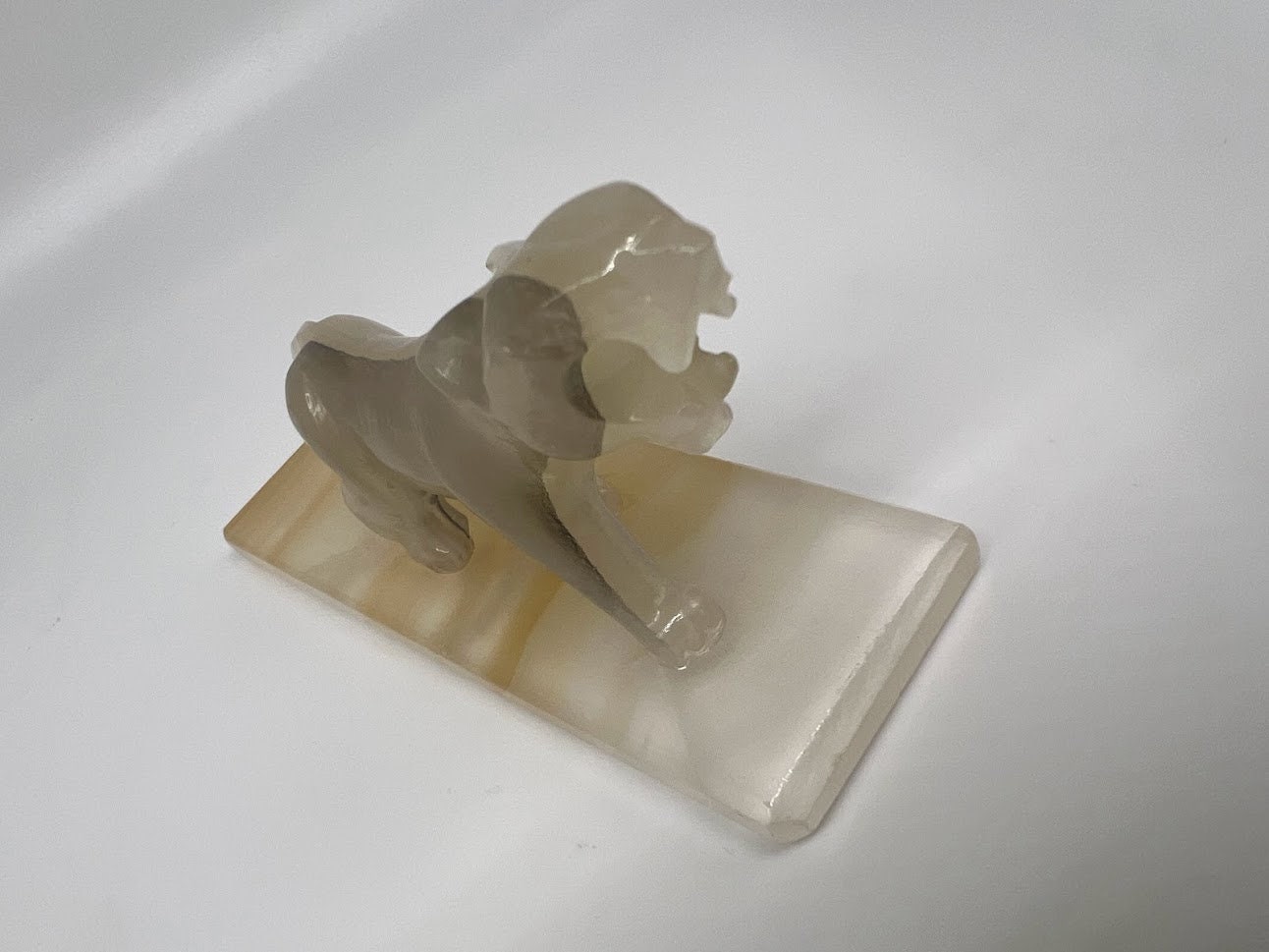 Hand Carved Alabaster Onyx Miniature Tiger - Etsy