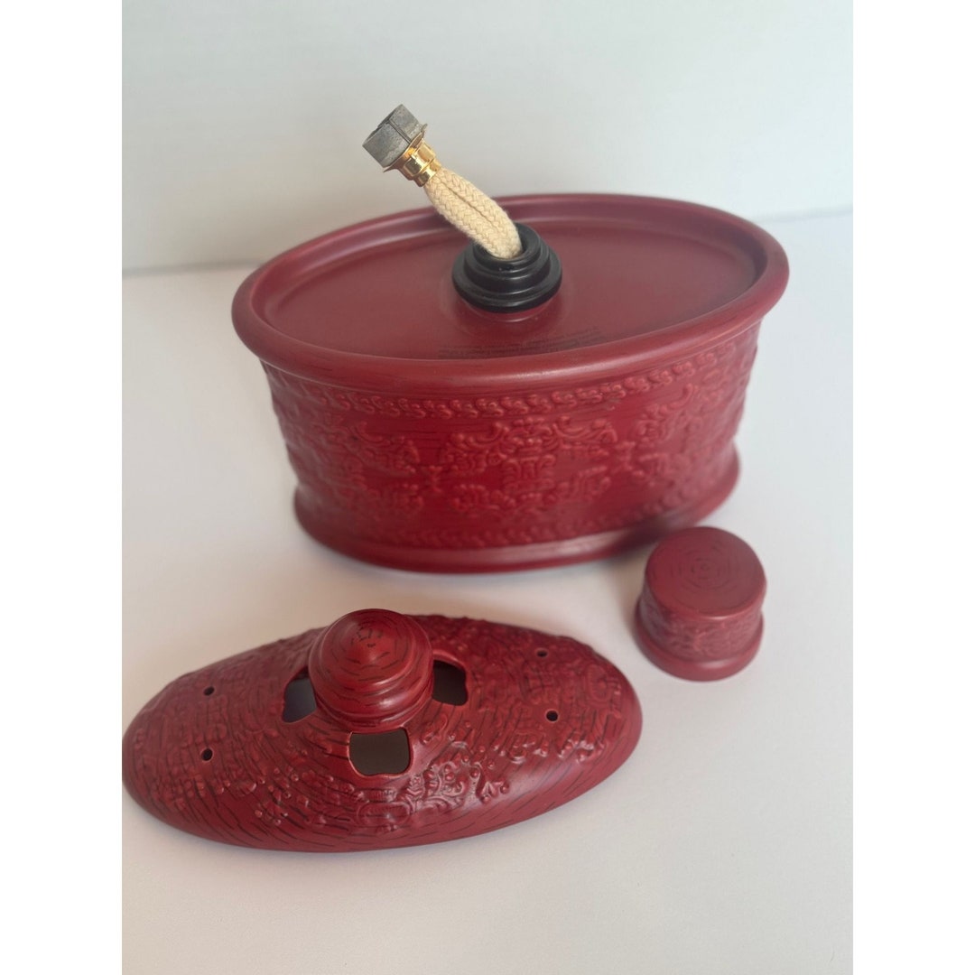 Red Cased Fragrance Diffuser Chinese Design Art Deco Aroma Decor - Etsy