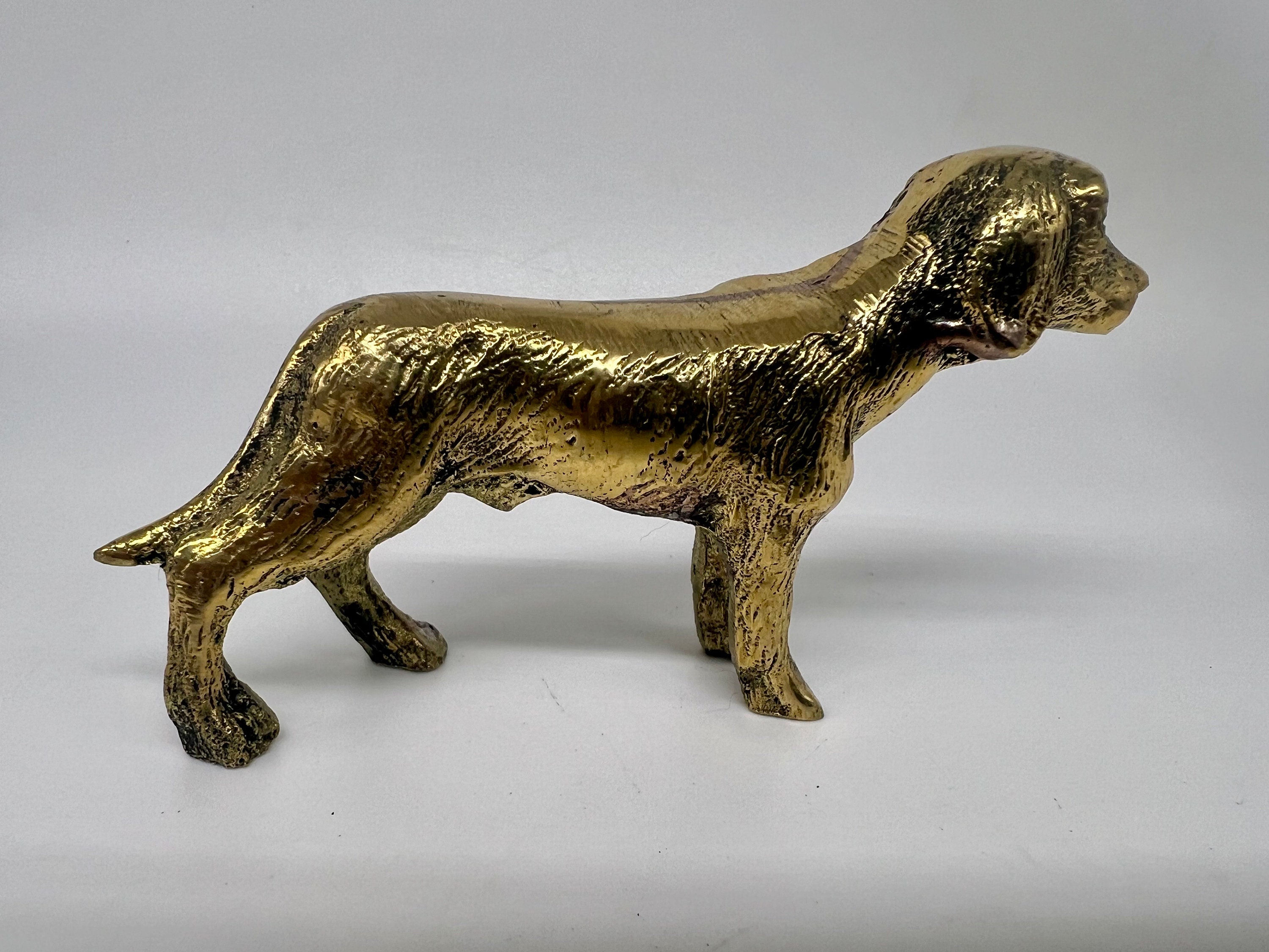 Vintage Brass Beagle Figurine - Etsy