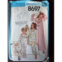 1970s Boys Pjs Pajamas Sleep Pants Night Shirt Vintage Sewing Pattern ...