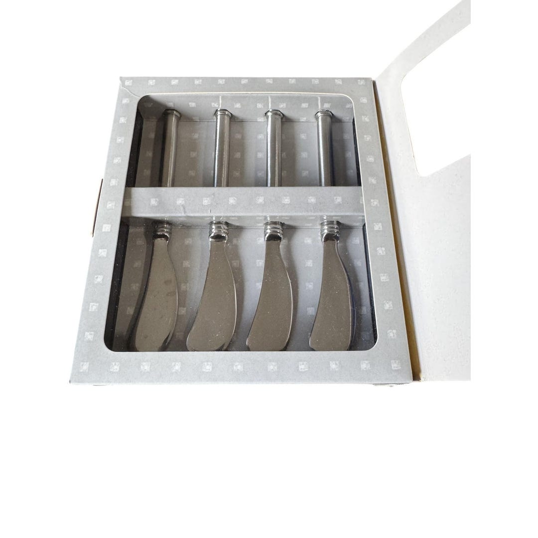 NWB Set of 4, Stainless Steel Spreaders, Cheese / Butter / Spreader - Etsy