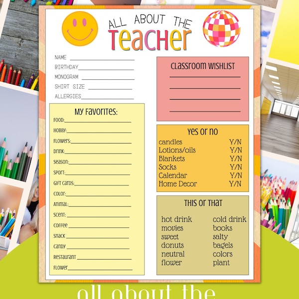 Teacher Appreciation Week Template, Editable Staff Appreciation ...