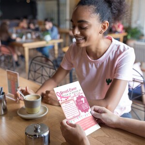 Breast Cancer Flyer, Breast Cancer Walk Flyer, Breast Cancer Awareness ...