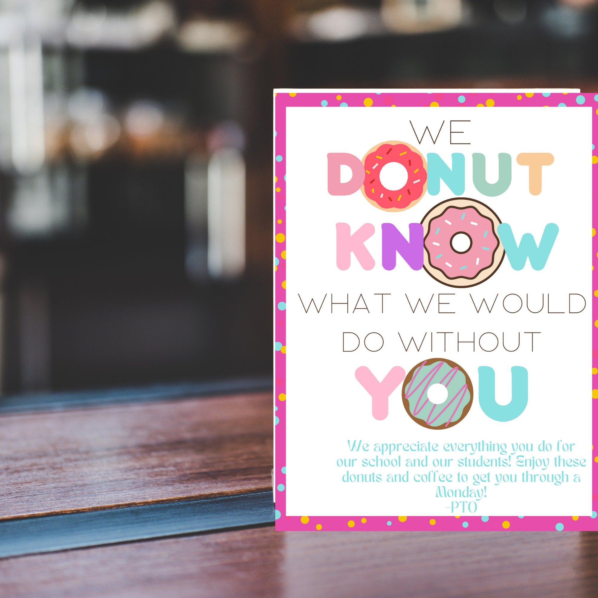 Teacher & Staff Appreciation Week Template, Teacher Appreciation Week ...