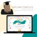 Editable Diploma Certificate Template | Canva Instant Download ...