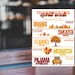 Thanksgiving Spirit Week Template | Editable Canva Fall Theme Week ...