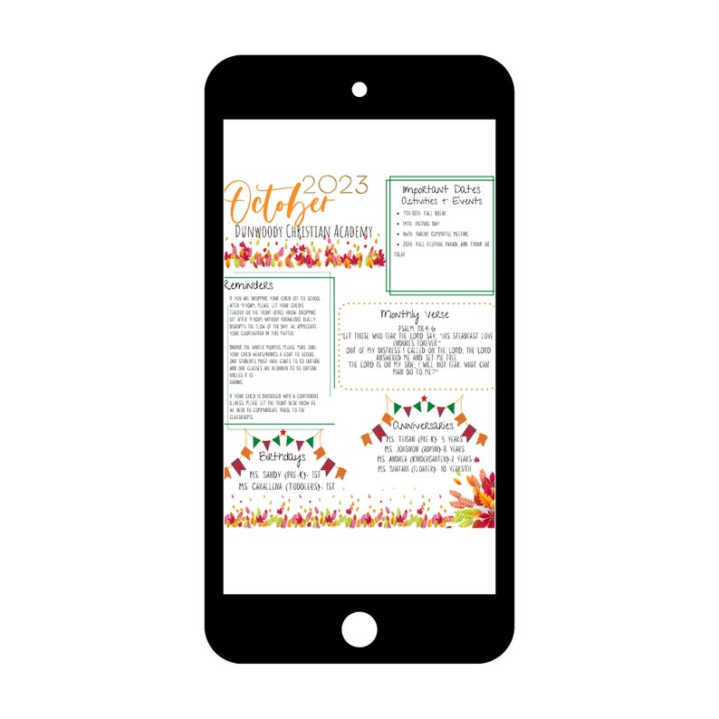 EDITABLE 2024 School Newsletter Template Bundle, Monthly Newsletter ...