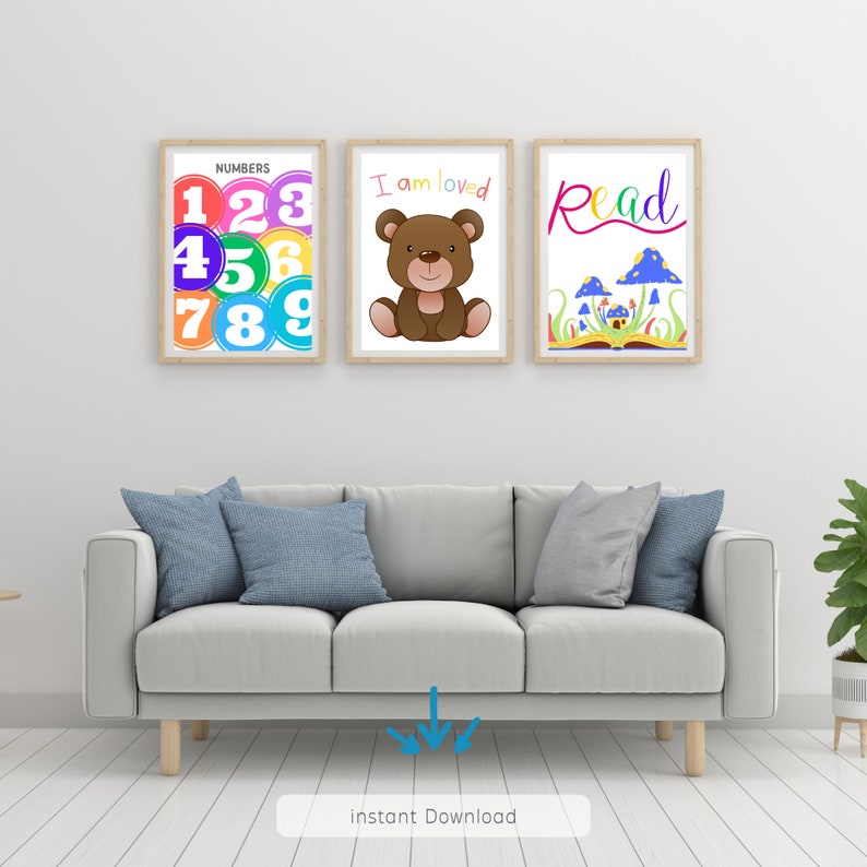 Set of 25 Educational Posters, Classroom Decor, Montessori/homeschool ...